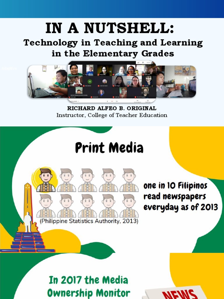 Technology in Teaching and Learning | PDF | Educational Technology | Teaching Method