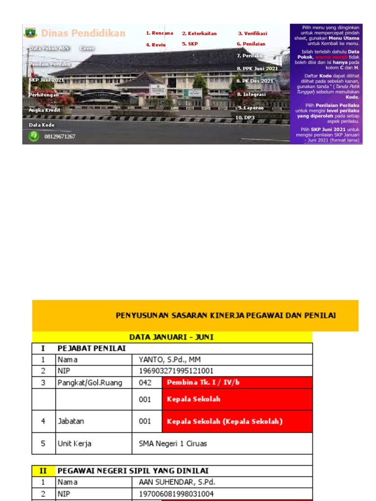 SKP Baru Juli Des 2021 | PDF