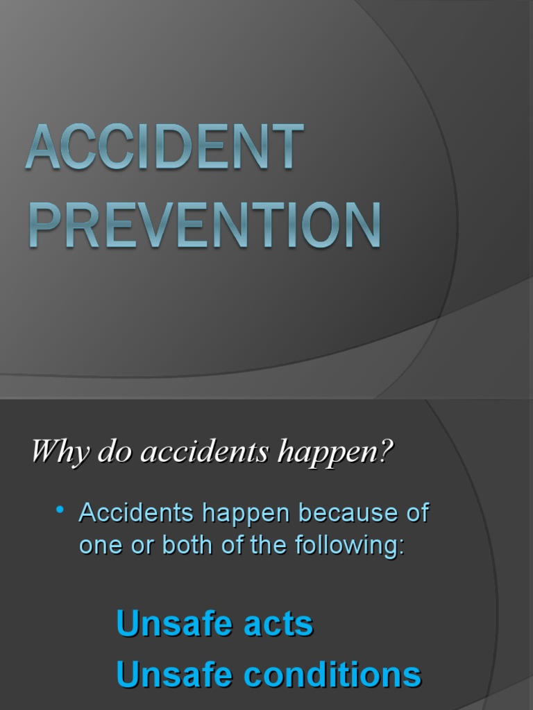 Accident Prevention Strategies Explained | PDF | Hazards | Safety