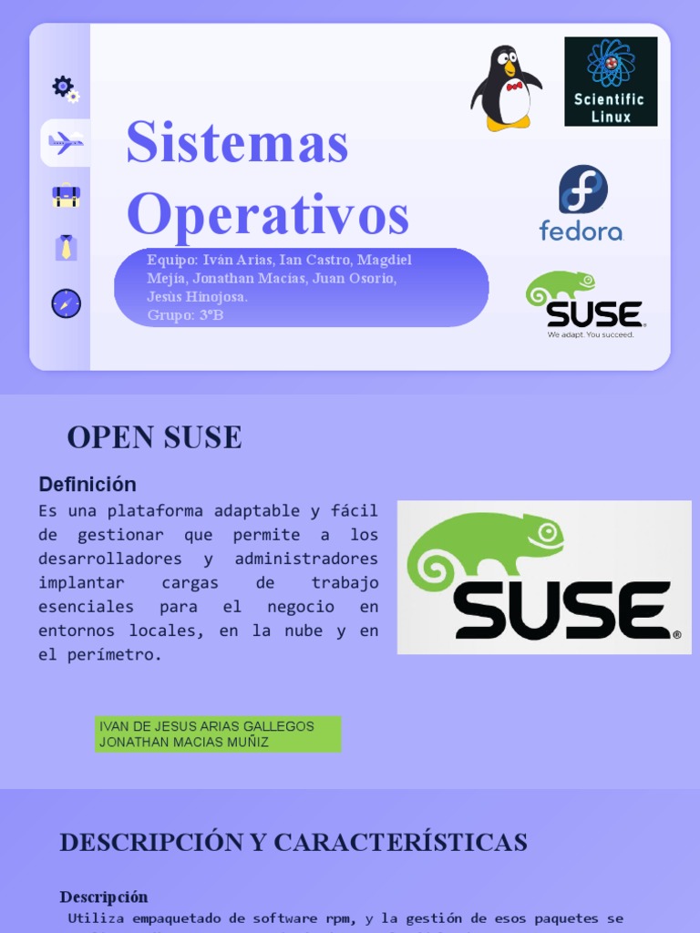OpenSuse Fedora Scientific Linux | Descargar gratis PDF | Distribución de Linux | Software libre