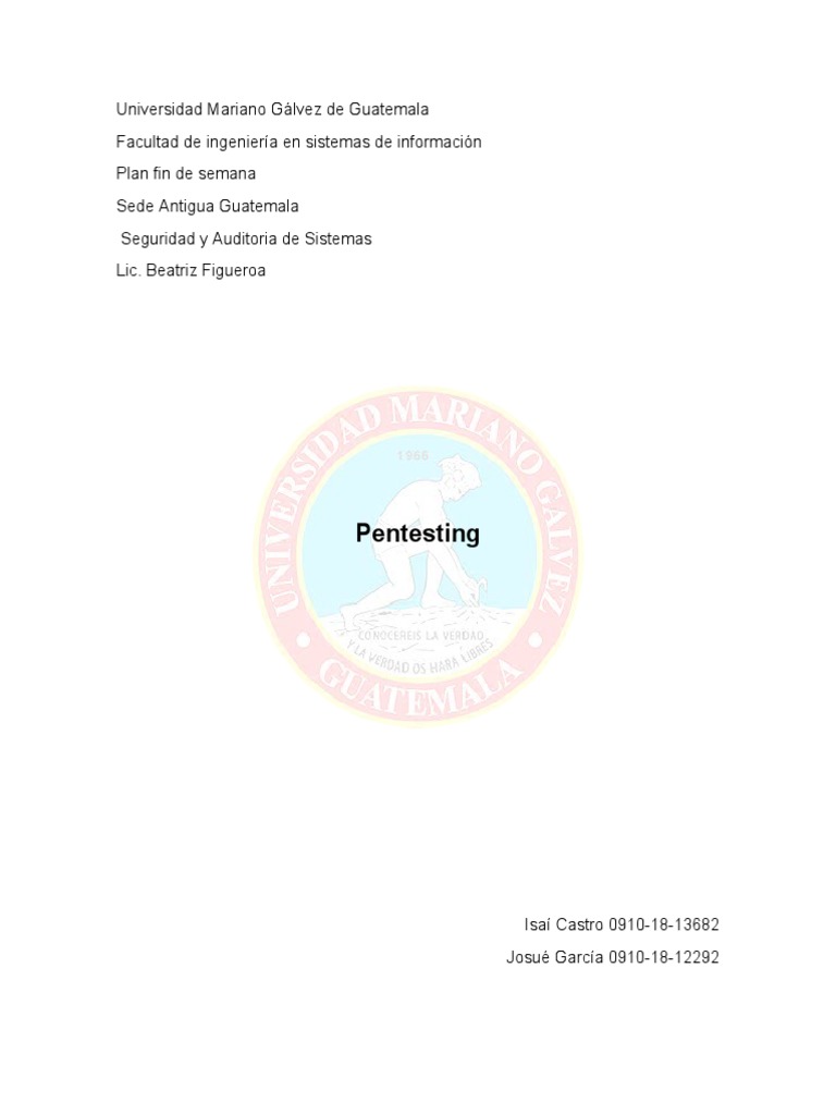 Informe Pentesting | PDF