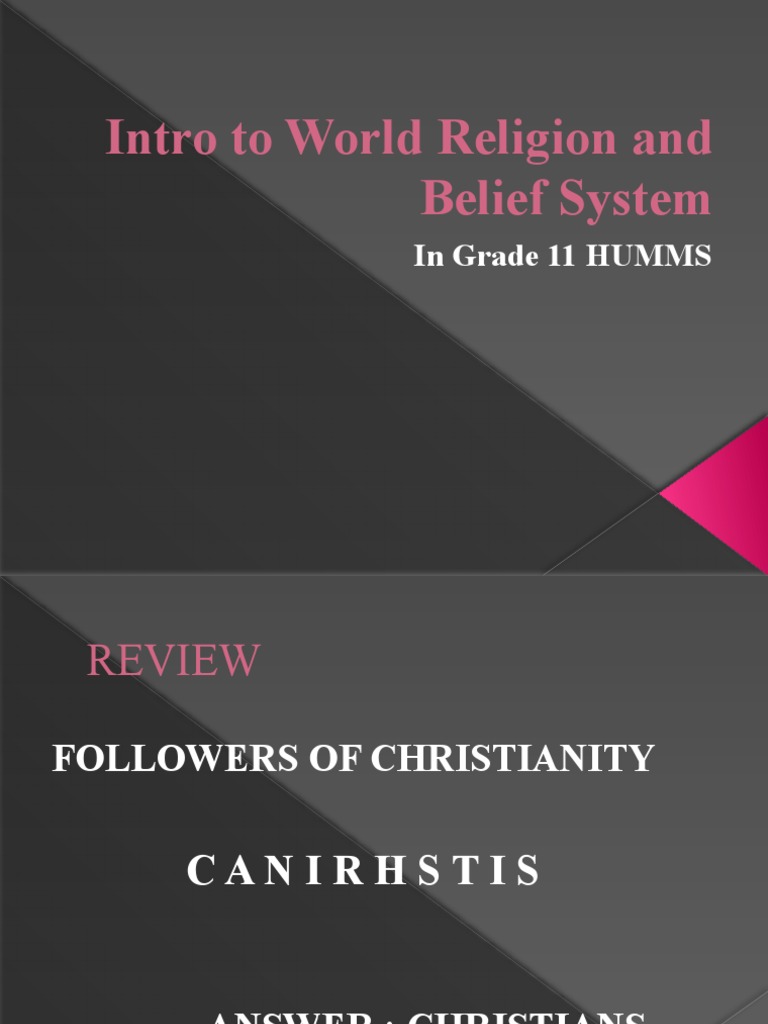 Intro To World Religion and Belief System Week 1 | PDF | Mahayana ...