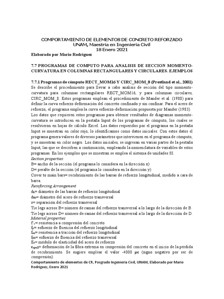 13 - CAP 7 Columnas Parte 3 - 18JAN21 | PDF | Pandeo | Hormigón