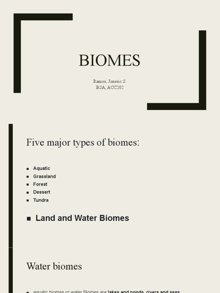 Biomes | PDF | Grassland | Pond