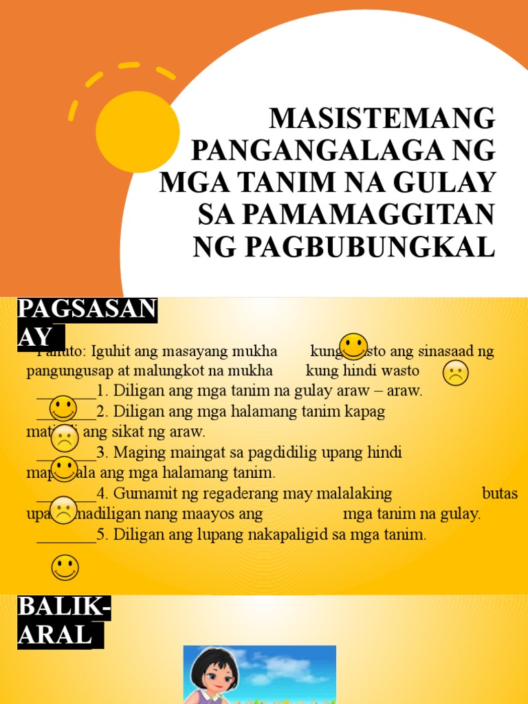 Ag-Q1-Module2-Aralin 5-Masistemang Pangangalaga NG Mga Tanim Na Gulay Sa Pamamaggitan NG ...