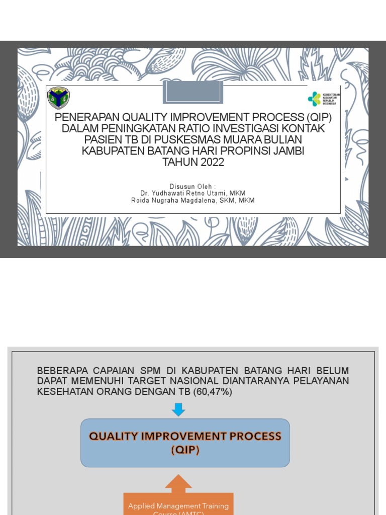 Penerapan Quality Improvement Process (QIP) | PDF