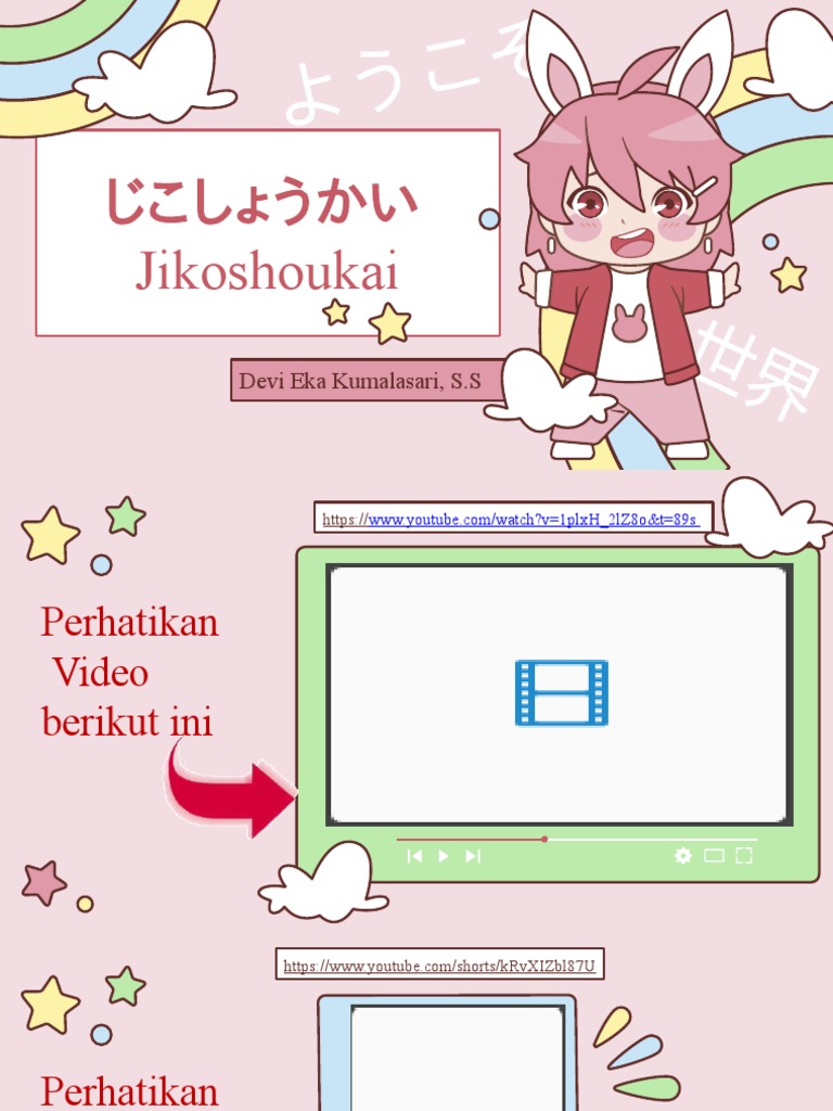 PPT Jikoshoukai | PDF | Seni