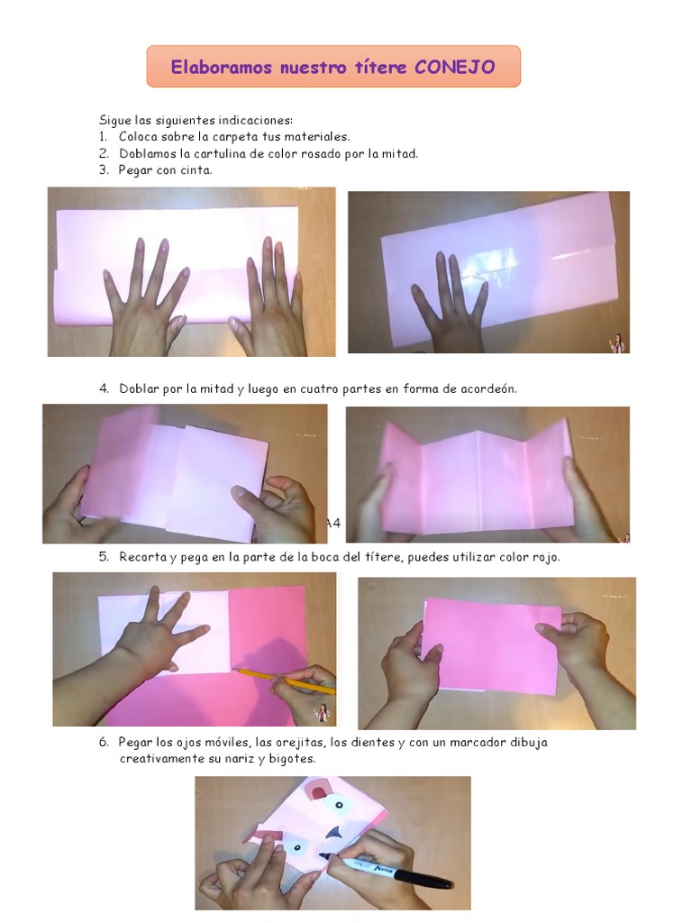 FICHA Elaboramos un Títere | PDF