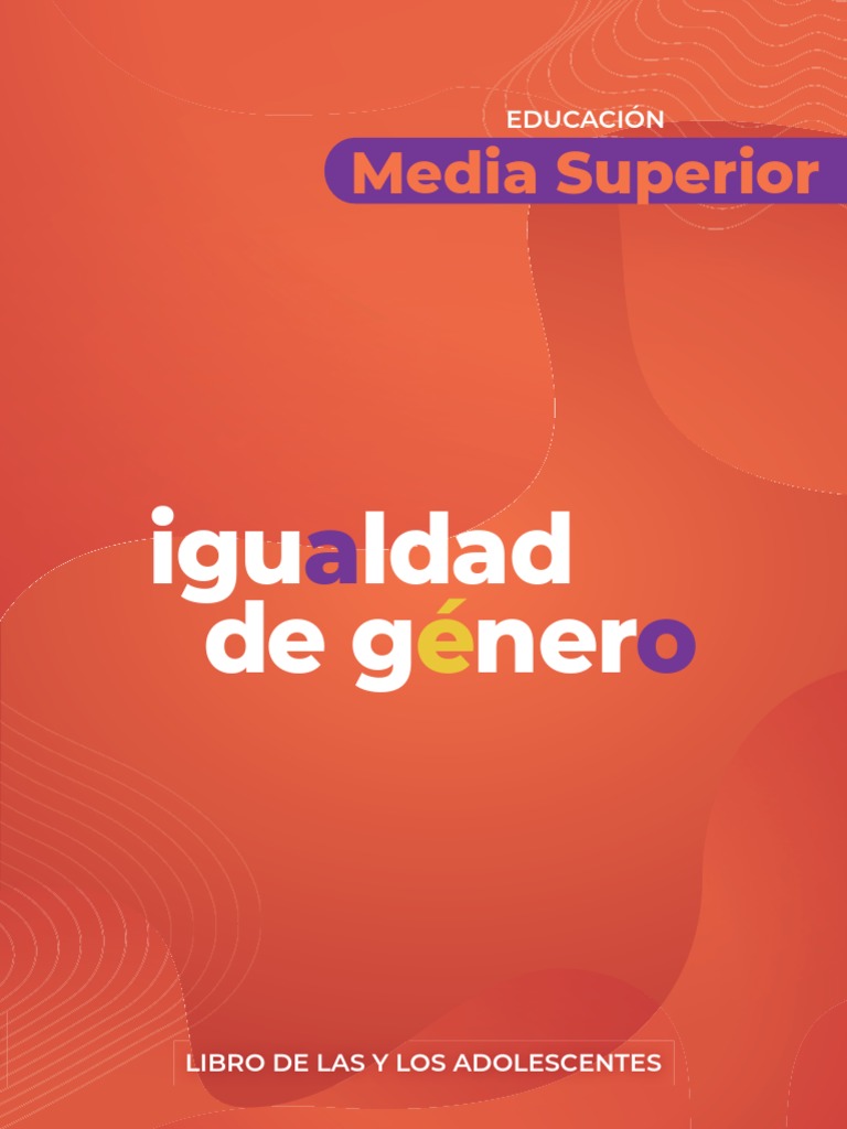 Igualdad y Equidad de Genero Libro para Estudiantes Media Superior ...