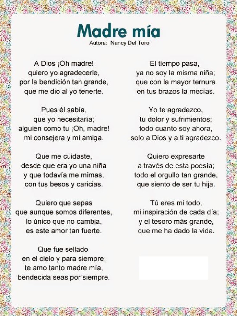 Poema Para Mama Pdf