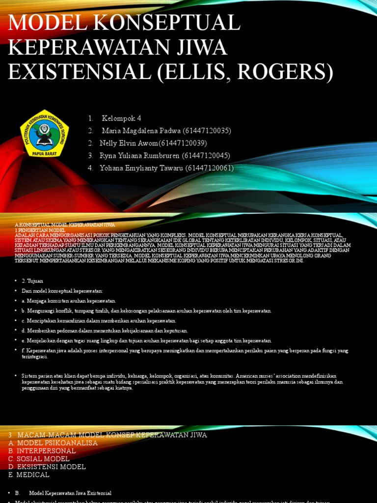 Model Konseptual Keperawatan Jiwa | PDF