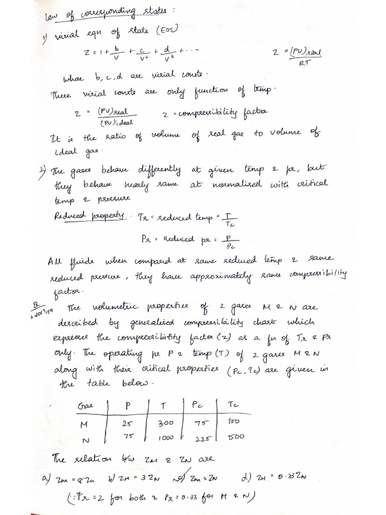 Gate 2023 Thermodynamics Notes | PDF
