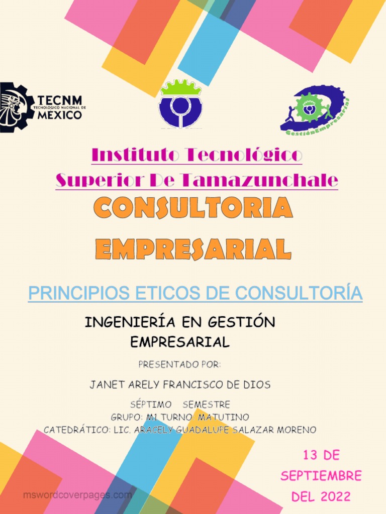 Principios Éticos Del Consultor - Janet Arely | PDF | Calidad ...
