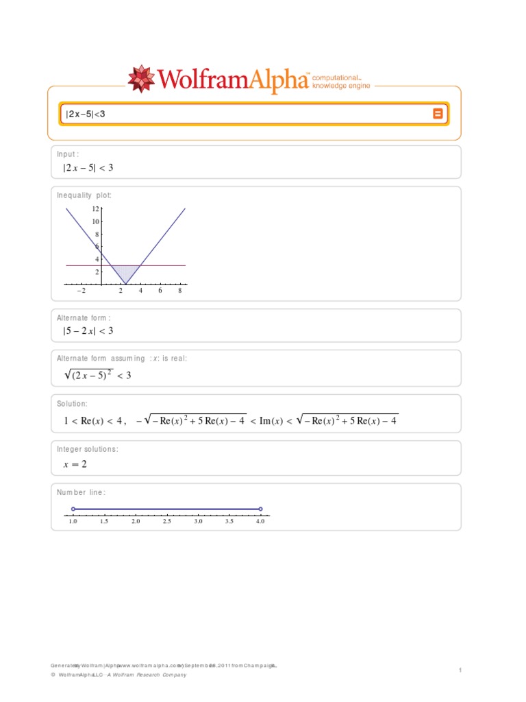 Input:: A Wolfram Research Company | PDF