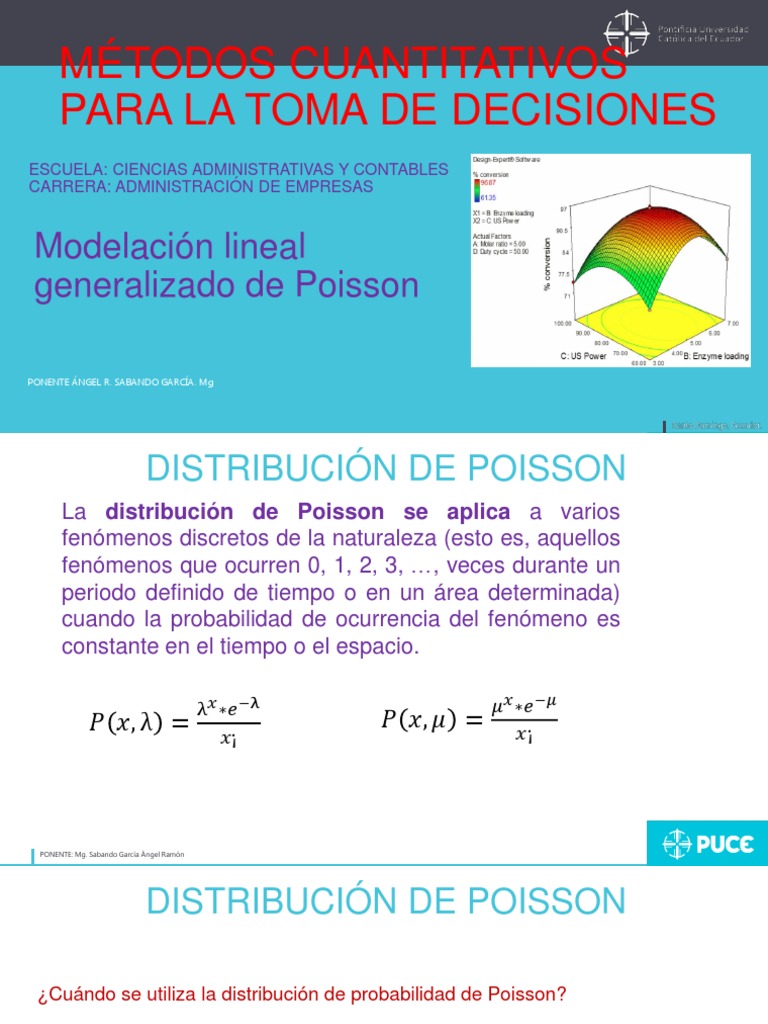Modelo Lineal Generalizado de Poisson | PDF | Matemáticas Aplicadas ...