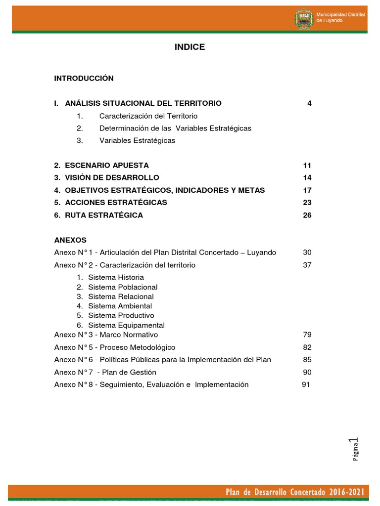 Plan de Desarrollo Luyando 2016-2021 | PDF | Pobreza | Pobreza e indigencia