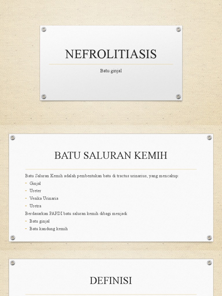 Nefrolitiasis | PDF