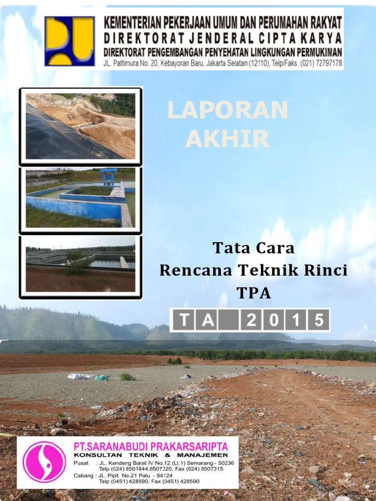 Desain dan Layout TPA Sampah | PDF