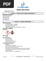 Limestone MSDS and Safety Information | PDF | Chemistry | Chemical Substances