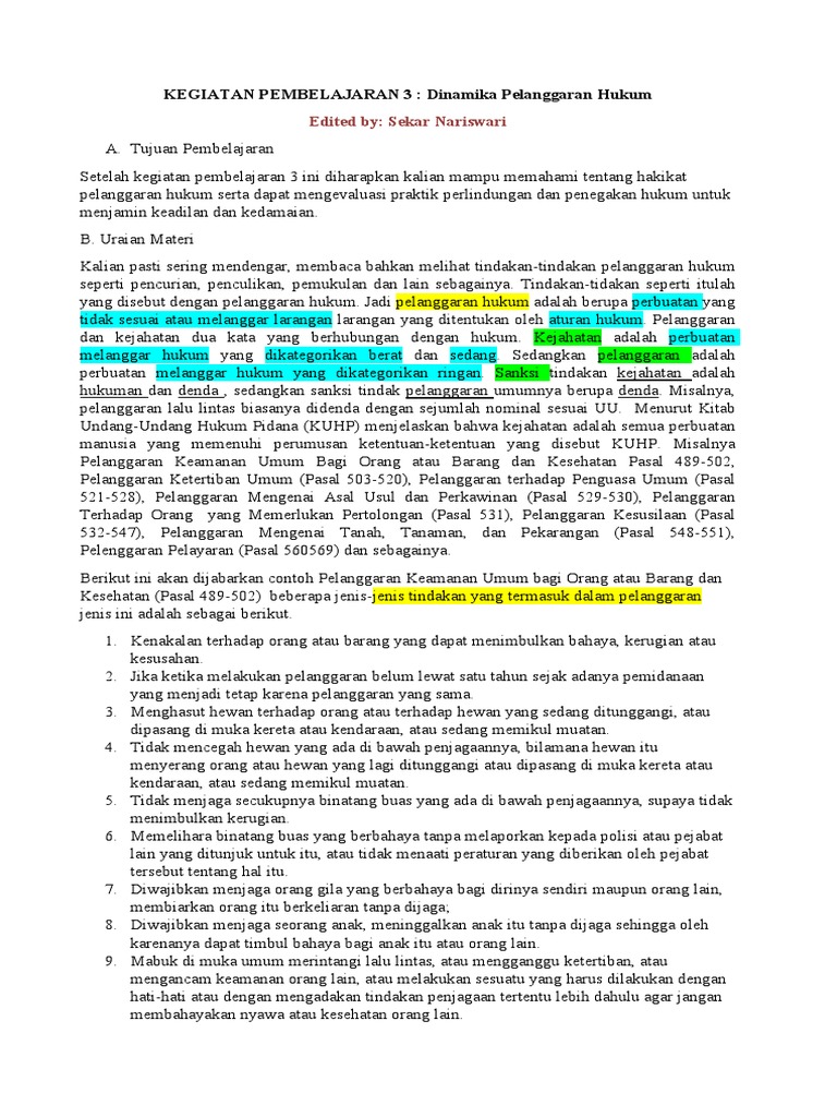 PPKN Bab 2 Meet 3 | PDF