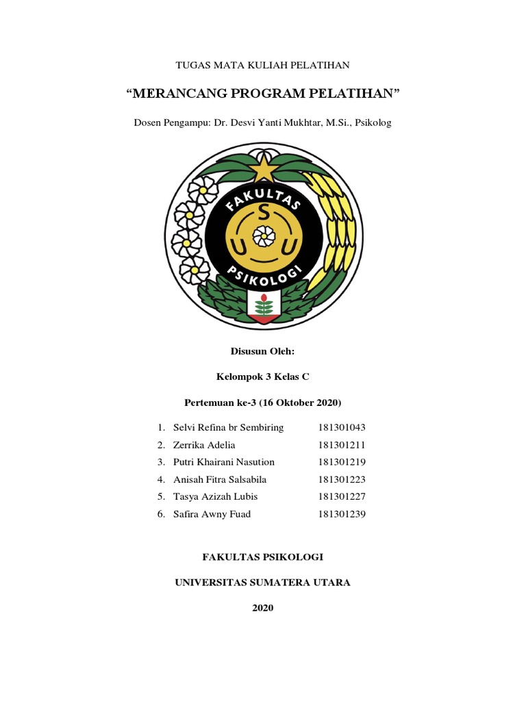 Rancangan Program Pelatihan Efektif | PDF | Karier & Perkembangan | Bisnis