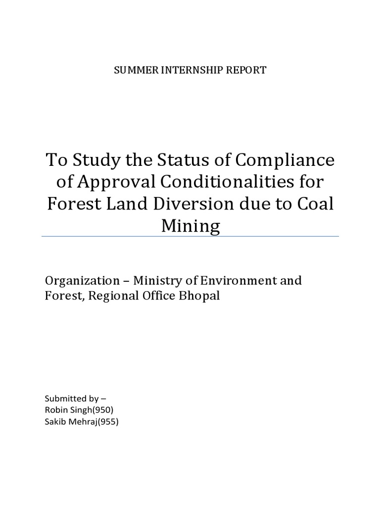 MoEF IIFM Coal Mining | PDF | Coal Mining | Mining