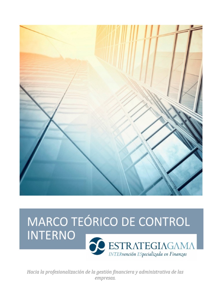 Marco Teórico de Control Interno | PDF | Riesgo | Paradigma