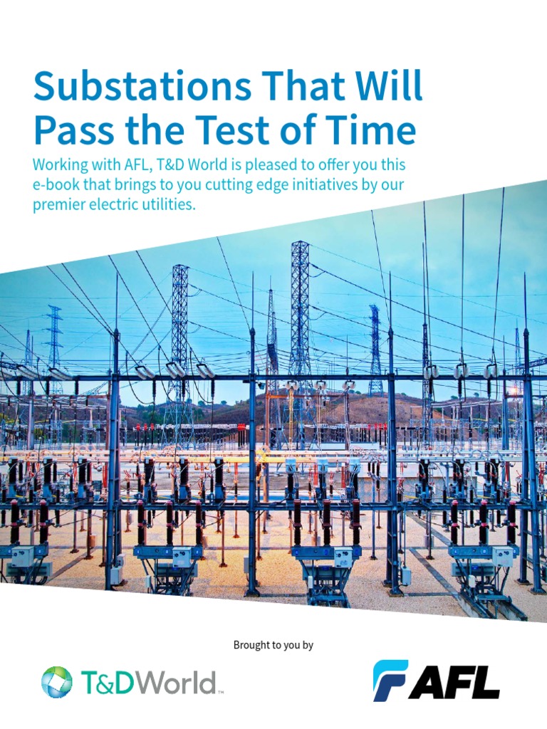 1217 TDW Ebook Web | PDF | Electrical Substation | Reliability Engineering