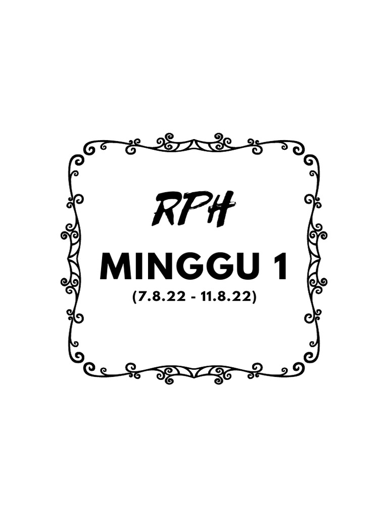 Pembahagi RPH Mingguan | PDF