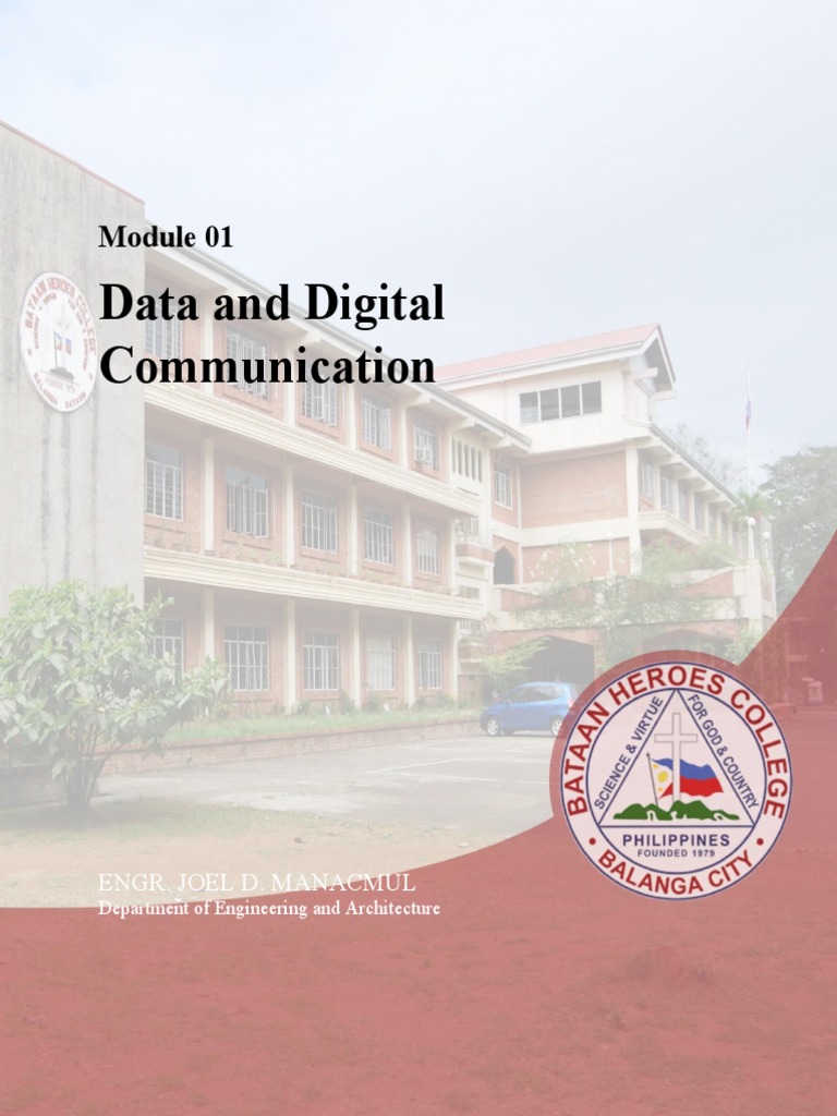 Data and Digital Communication - Module 01 | Download Free PDF ...