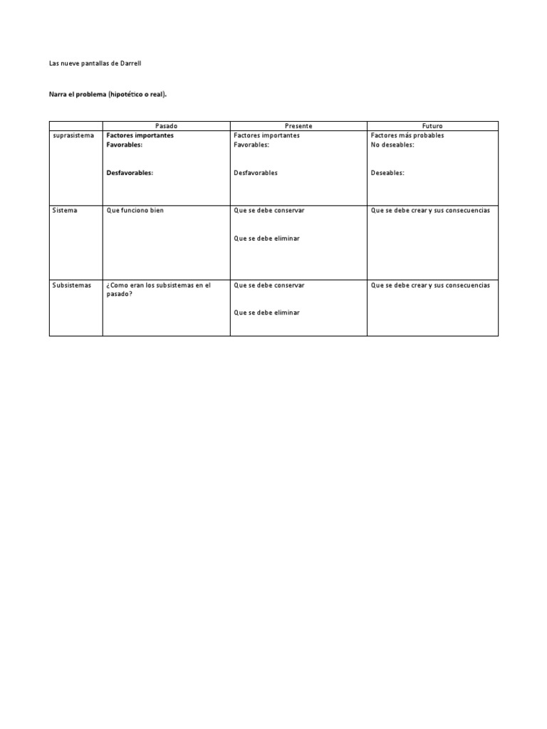 Las Nueve Pantallas de Darrell | PDF | Informática