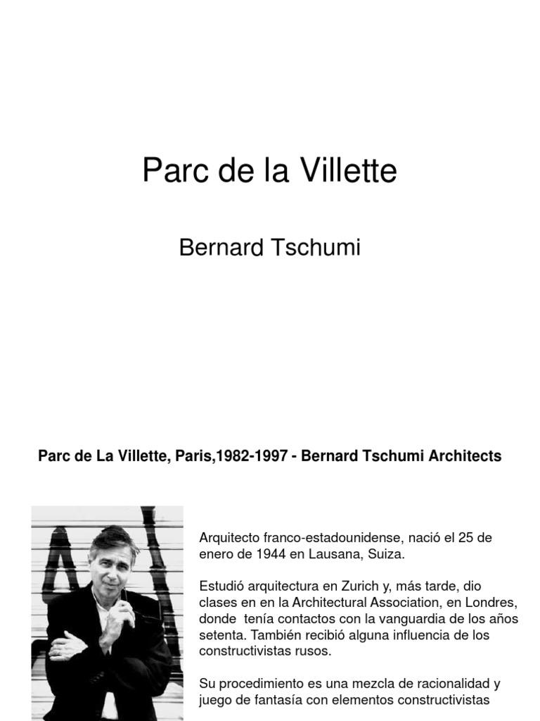 Parc de La Villette | PDF