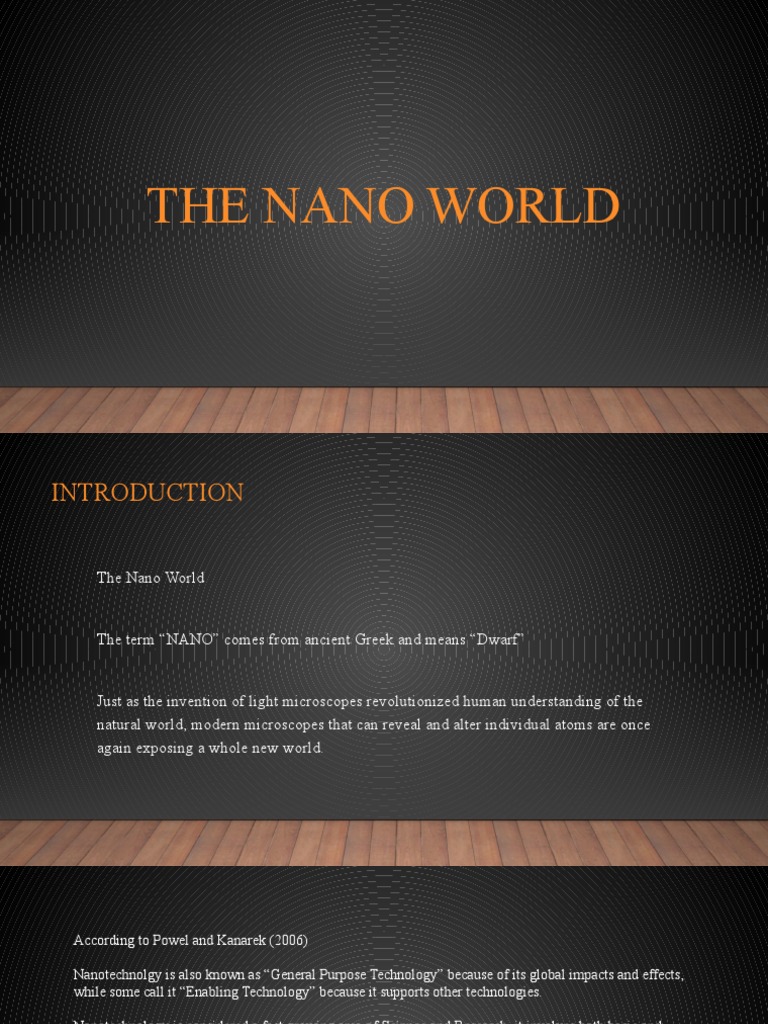 Reporting The Nano World | PDF | Microscope | Nanotechnology