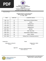 Class Program - S.Y. 2024-2025 Grade 1 | PDF | Behavior Modification | Learning