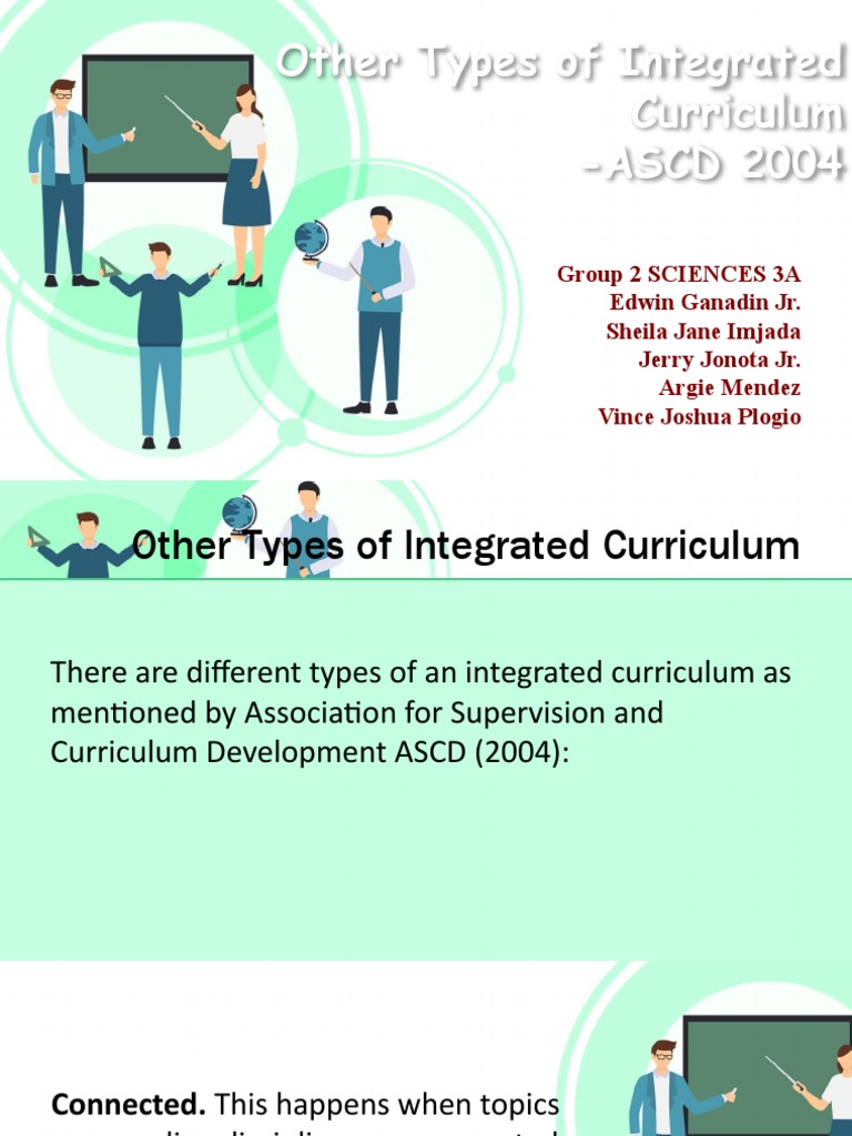 LESSON 4 REPORT Other Types of Integrated Curriculum (1) | PDF