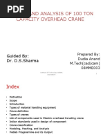 Crane Load Calculation Methods | PDF | Beam (Structure) | Bending