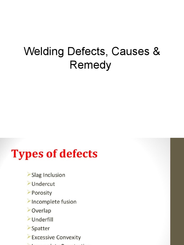 Welding Defects | PDF