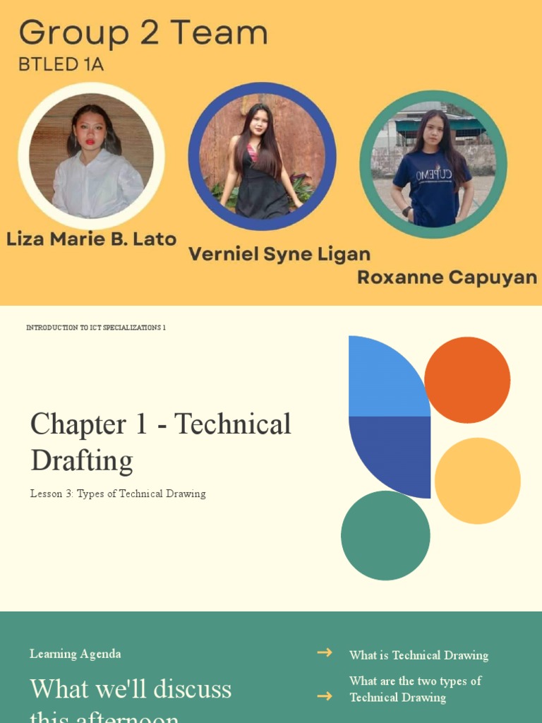 ICT G2 - Types of Technical Drawing | PDF | Technical Drawing | Drawing