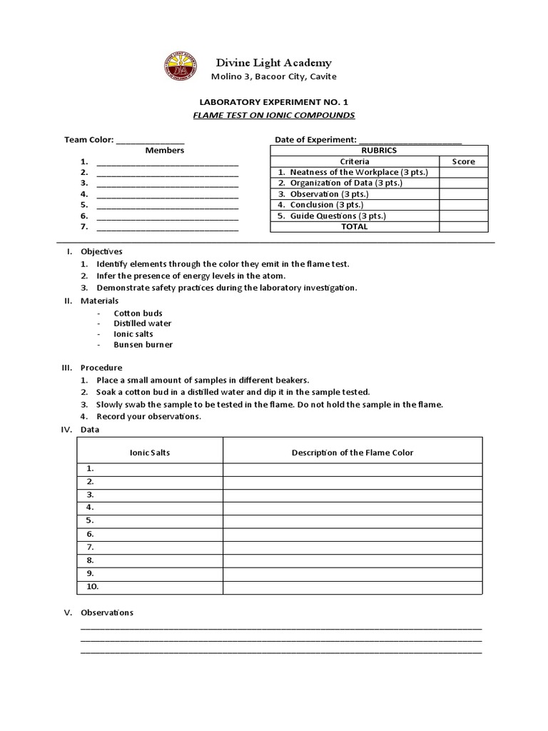 experiment-no-2-flame-test-pdf-experiment-laboratories