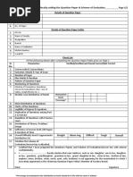 Question Paper Template | PDF