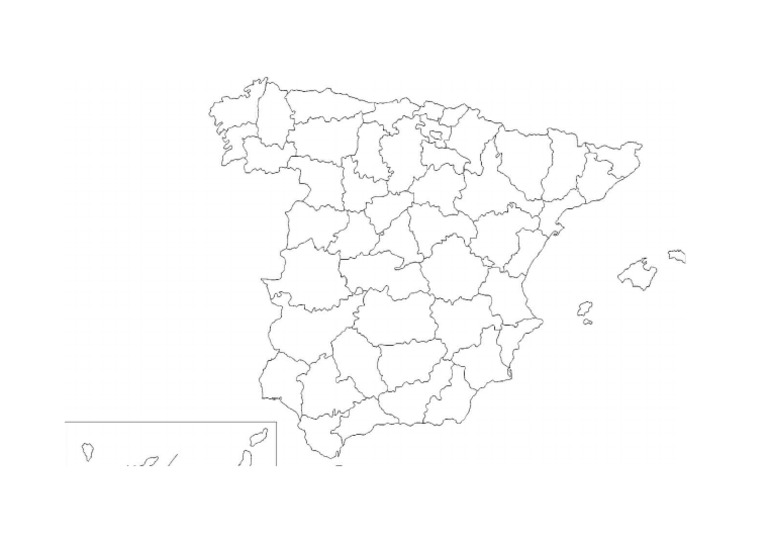 Mapa Mudo Comunidades Autónomas | PDF