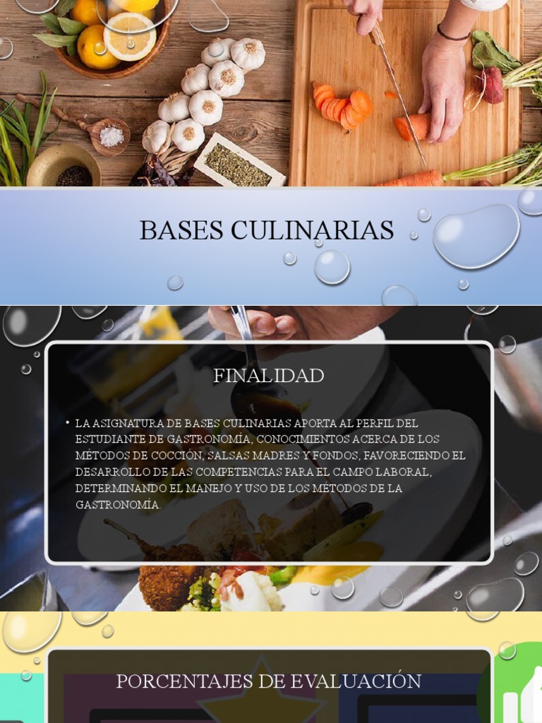 Bases Culinarias | PDF | Cocina | Cocinando
