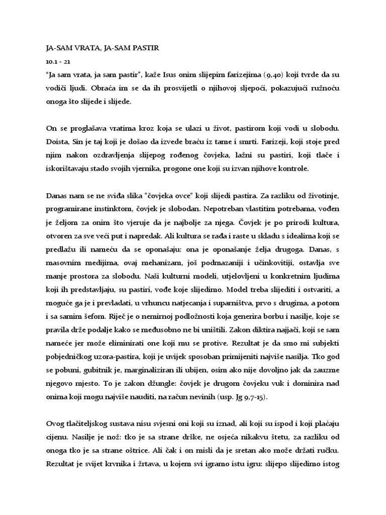 Silvano Fausti Iv 10. | PDF