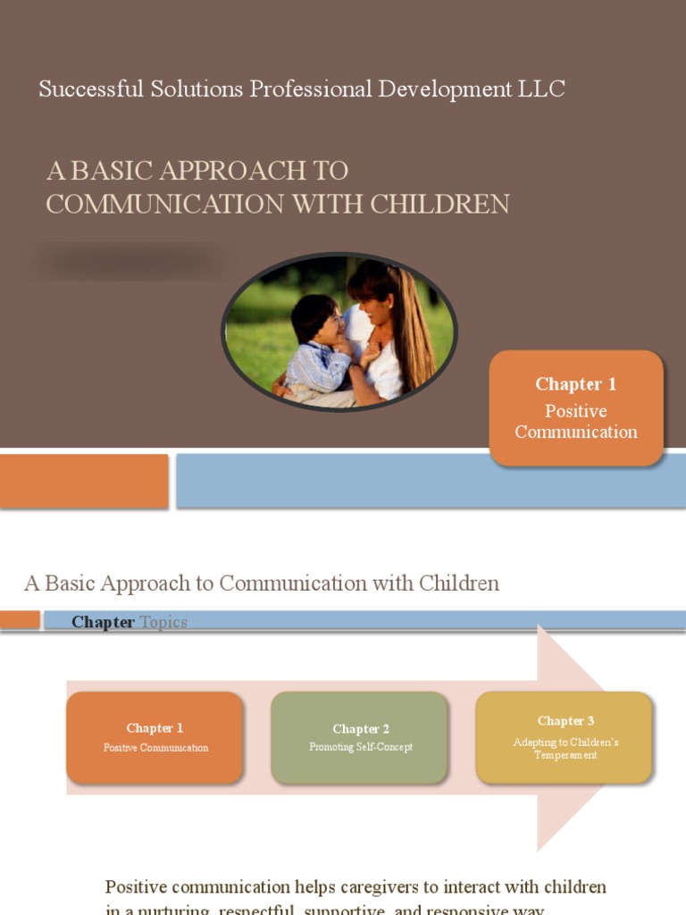 Positive Communication | PDF | Communication | Child Care