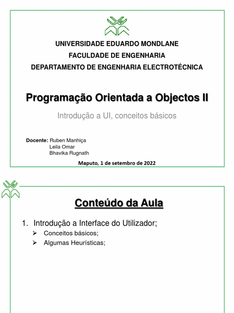 POOII - Introdução A GUI, Conceitos Básicos | PDF | Interface de ... POOII - Introdução A GUI, Conceitos Básicos | PDF | Interface de ...