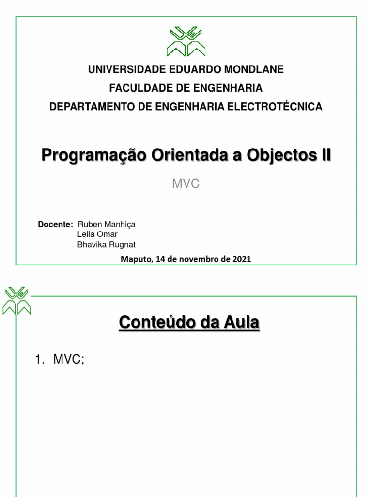11 Desenvolvimento Em Camadas Mvc Pdf Model View Controller Mvc Informática
