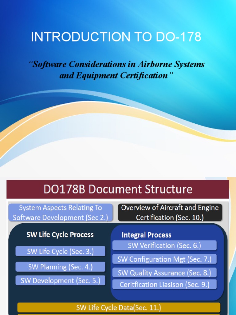 Intoduction To DO-178 (Software Standard) | PDF | Software | Systems Theory