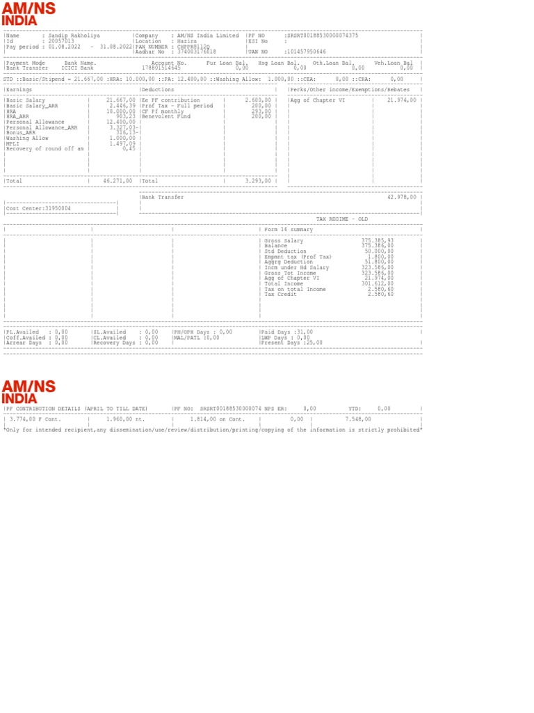 Paystub 202205 | PDF | Government Finances | Economies