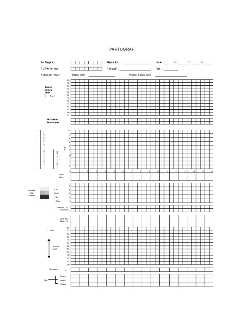 Partograf Kosong | PDF