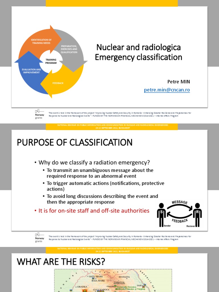 Clasificarea Urgentelor - PM | PDF | Nuclear Safety And Security ...